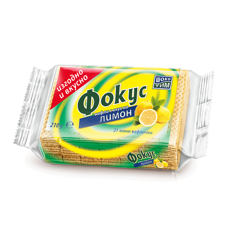 ФОКУС МИНИ ВАФЛИ ЛИМОН 210 ГР.
